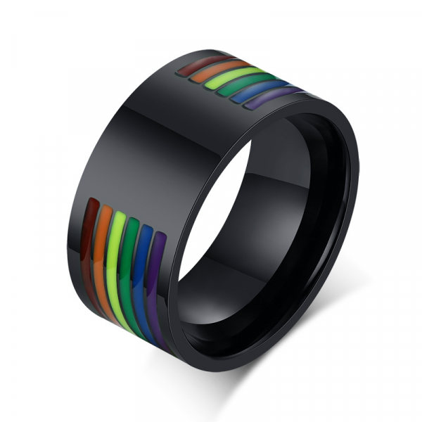 Discreet Rainbow Pride Ring - PRIDE-SHOP LGBTQIA