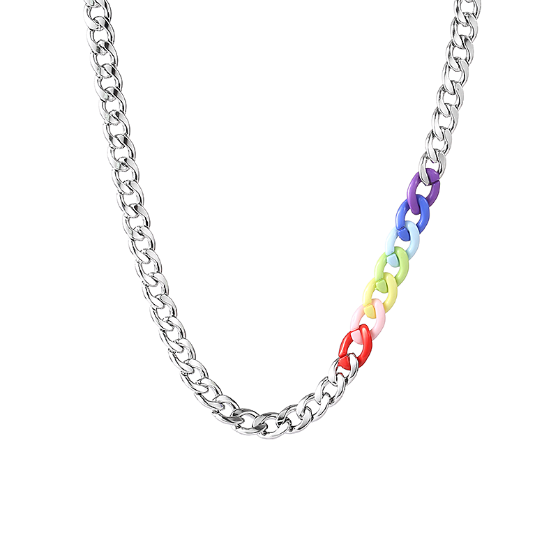 Rainbow chain necklace - PRIDE-SHOP LGBTQIA
